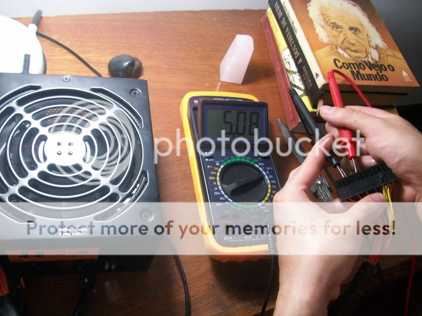 Testes para verificar sua fonte (psu atx bypass) e tensões, da placa ...